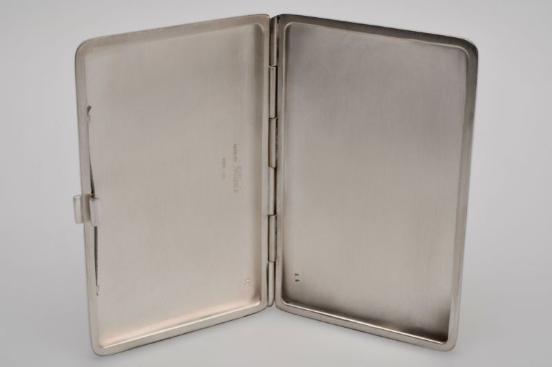 Sillem's cigarette case for 6 cigarettes, hand-engraved – sterling ...